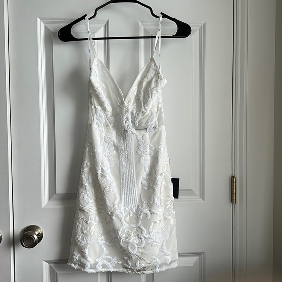 Lulus | Dresses | Nwt Lulus White Sequin Dress | Poshmark